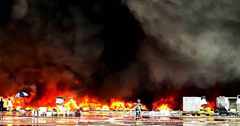 Fire at Shahjalal airport under control